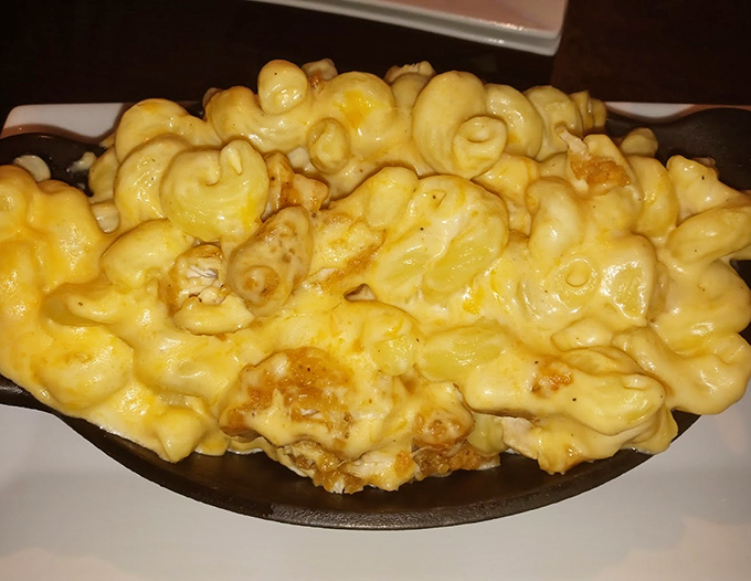 Creamy, dreamy, and topped with a golden crunch that makes every bite worth writing home about - if you can stop eating long enough.