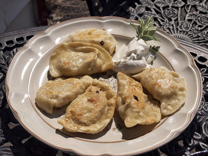 Pierogi perfection! These little pockets of joy are so delicious, you'll be tempted to stuff them in your pockets for later.