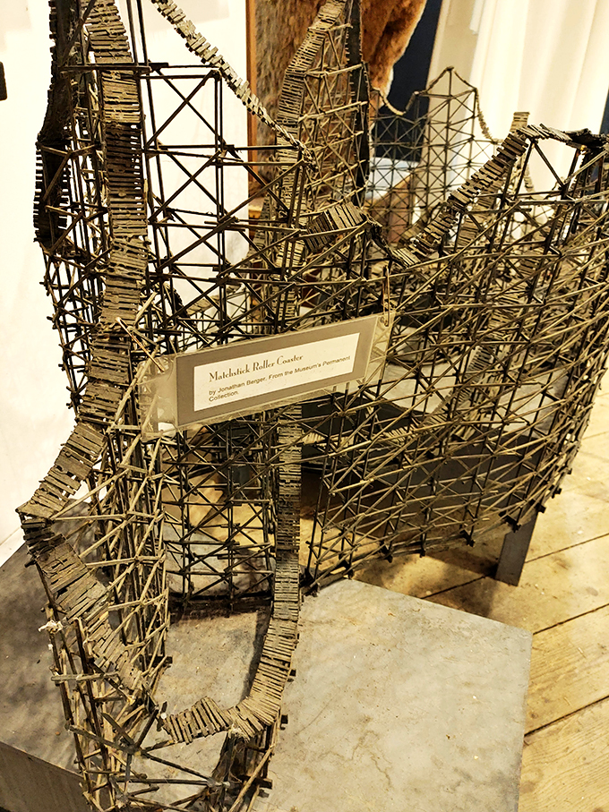 Who knew matchsticks could be so captivating? This intricate sculpture proves that big dreams can come from small sticks.