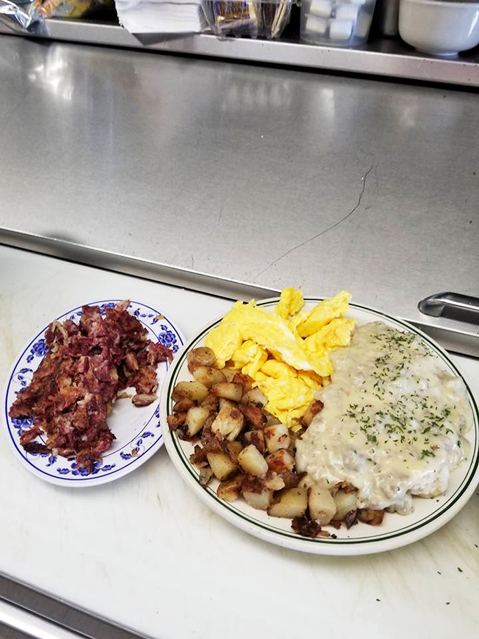 Biscuits and gravy: the breakfast of champions... and anyone else who loves a good food coma. This plate is comfort food's answer to a warm bear hug.