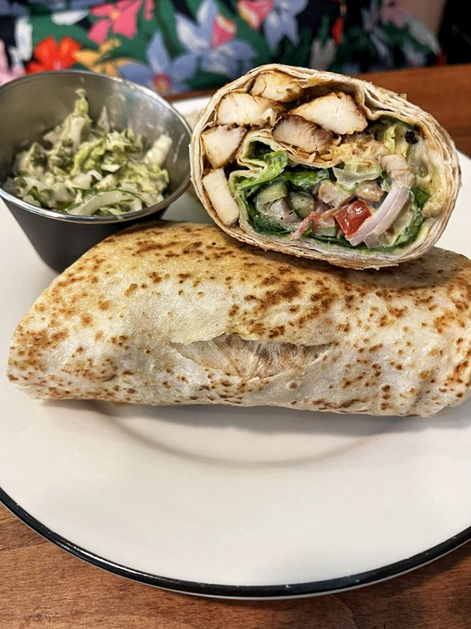 Fresh, vibrant, and wrapped to perfection - this shawarma wrap is like a cozy blanket for your taste buds.