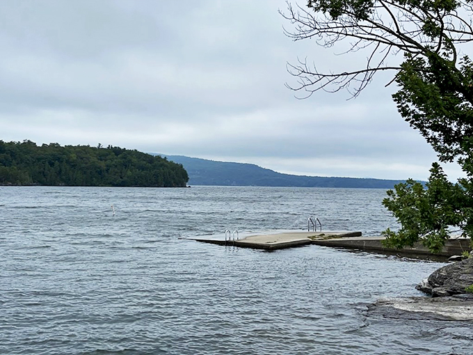 Dive into relaxation &ndash; literally. This swimming platform is your ticket to forgetting about deadlines, emails, and whether you left the oven on.