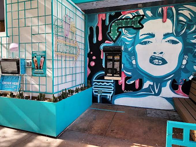 Behind this counter, dessert dreams come true with rows of treats that would make Willy Wonka jealous.