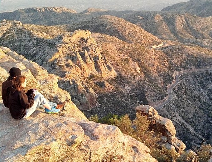Perched on nature's balcony, visitors get front-row seats to one of Arizona's most spectacular mountain performances.