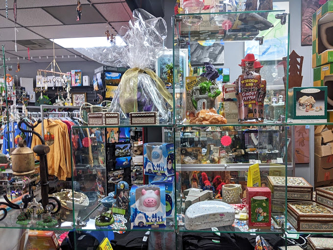 Glass shelves showcase treasures that would make any collector's heart skip a beat, from vintage-inspired toys to modern marvels.