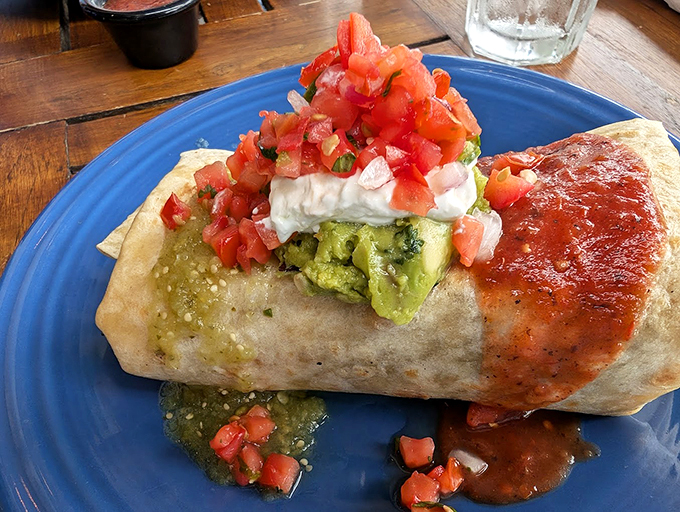 Meet the Tsunami &ndash; a breakfast burrito so epic, it should come with its own theme music. Packed tighter than a hipster's suitcase, it's a flavor explosion waiting to happen!