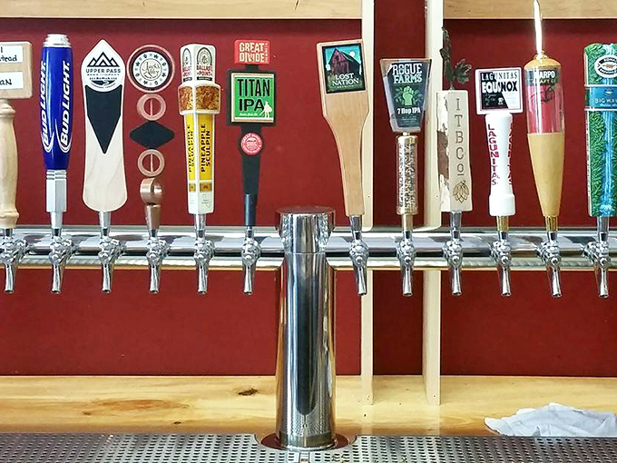 Tap, tap, tap away! This lineup of beer handles is like a Choose Your Own Adventure for grown-ups.