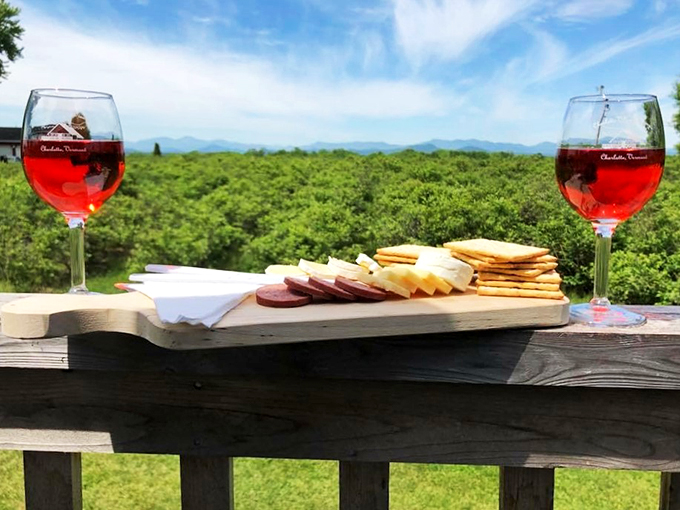 A match made in culinary heaven. This spread is so picture-perfect, it could make a sommelier weep tears of joy.