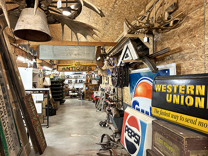 Welcome to the "I Remember That!" emporium. From vintage signs to rusty gold, every shelf tells a story of America's attic.