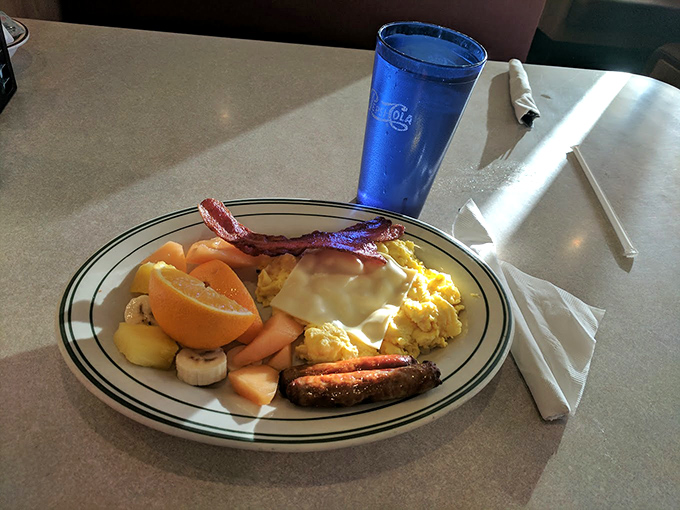 The breakfast of champions... and anyone else lucky enough to snag a seat at City Limits Diner.