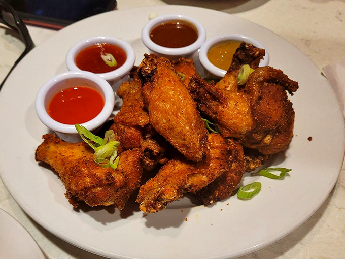 These wings are so fiery, they could give the Florida sun a run for its money. Flavor that packs a punch! Photo credit: Jennifer S.