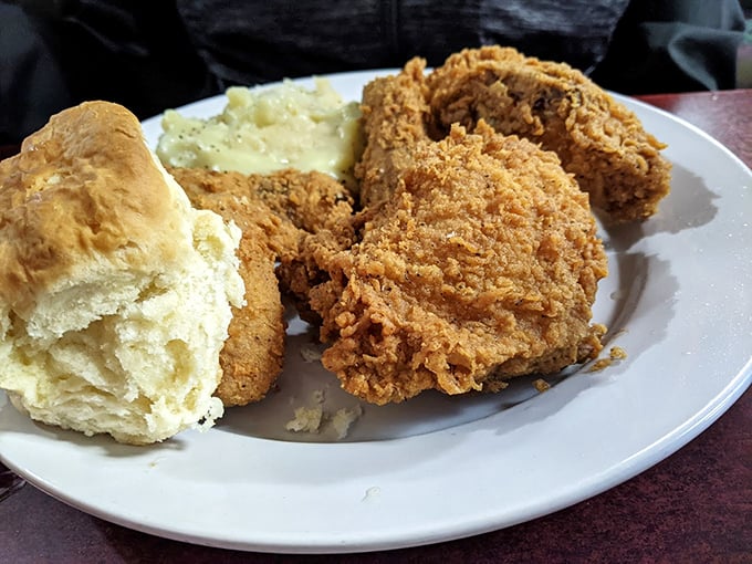 Colonel Sanders, eat your heart out! This golden-brown chicken is crunchier than your old Metallica CDs and twice as satisfying.