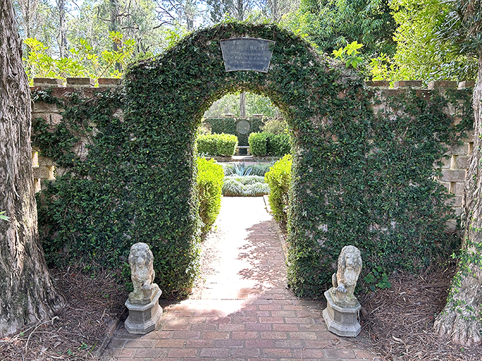 Garden gateway to wonderland: Alice had nothing on this. Step through and prepare for a horticultural adventure that'll make your backyard blush. Photo credit: Marylou King