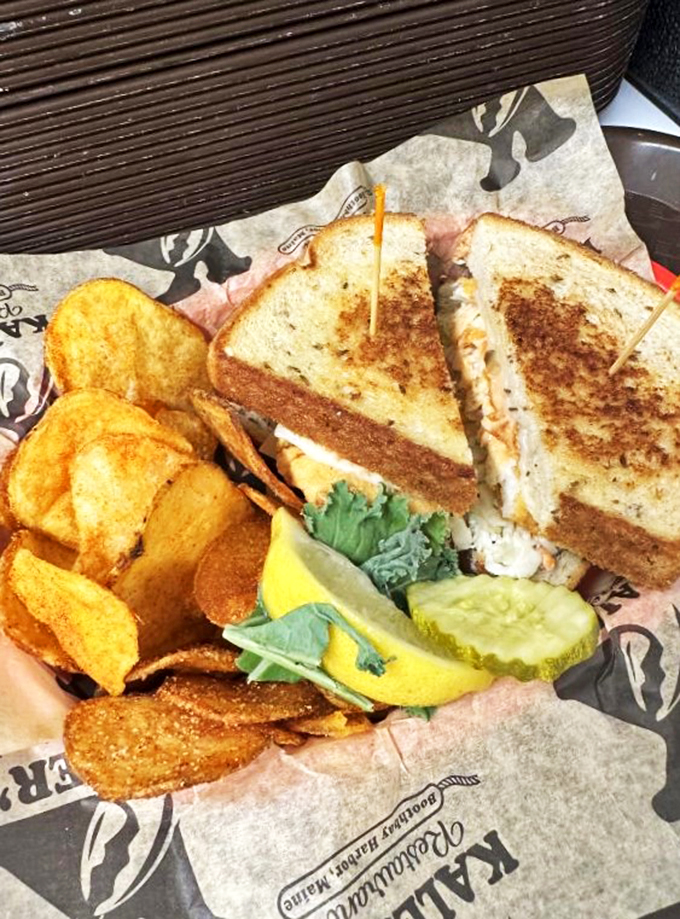 The haddock sandwich: where crispy meets fluffy in a sea-sational rendezvous. It's like a fish decided to disguise itself as comfort food &ndash; and nailed it.