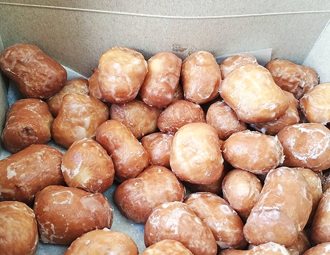 Donut holes: Nature's way of saying, "Go ahead, have a dozen. They're basically bite-sized!" Resistance is futile.