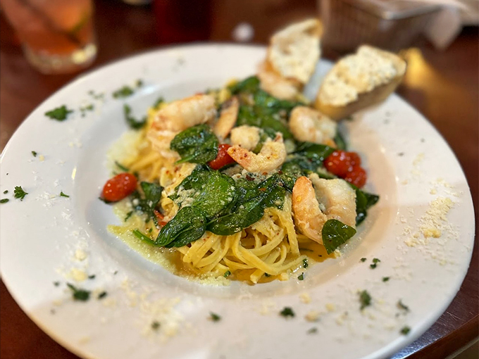 Twirl your fork into this pasta paradise. It's so fresh and colorful, it's like spring decided to throw a party on your plate.