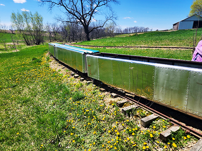 Is this what happens when Thomas the Tank Engine hits the gym? This life-sized locomotive proves that sometimes, bigger really is better.
