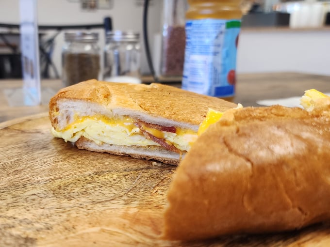 Wrapped and ready for flavor liftoff! This grilled creation is like a burrito that went to finishing school - sophisticated, yet still knows how to party. Photo credit: Michael Ruiz