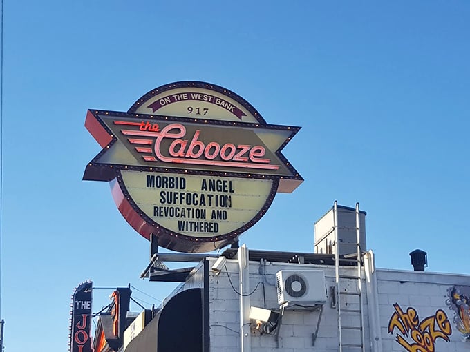 All aboard The Cabooze! This musical locomotive has been chugging along Minneapolis's nightlife track since the '70s.