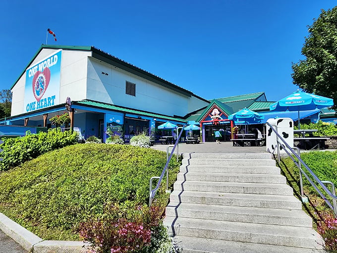 Ice cream heaven's pearly gates: Where calories don't count and flavor combinations border on mad science.