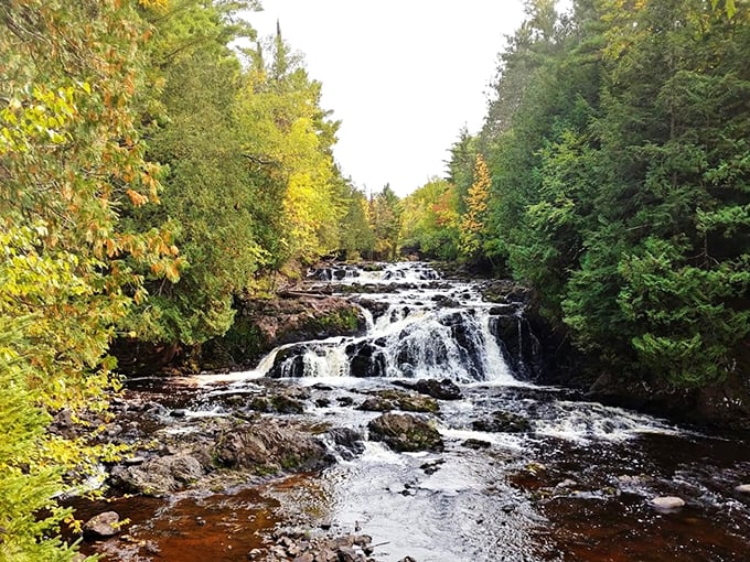 Nature's own fireworks display, minus the loud noises. This waterfall is putting on a show that never gets old.