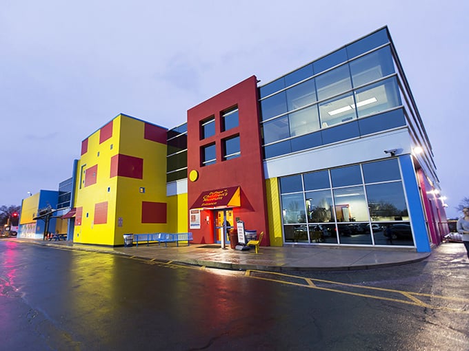 Gears, colors, and curiosity collide! It's like someone turned the "fun" dial up to eleven.