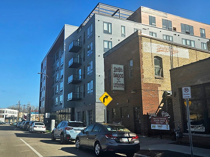 Where neon signs lead to barbecue bliss! Dusty's may look unassuming, but its flavors are anything but ordinary. Photo credit: Melanie Sinouthasy