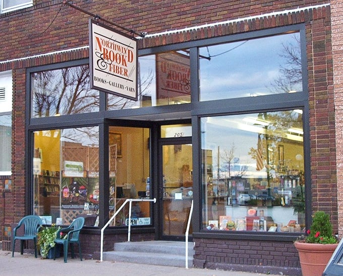 Books and yarn and crafts, oh my! Northwind's charming storefront promises a double dose of cozy creativity.