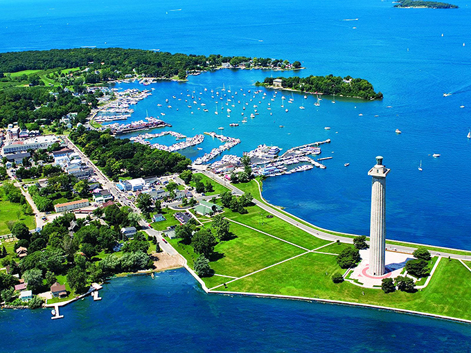Islands in the stream, that is what we are! Put-in-Bay's harbor is so picturesque, it makes Lake Erie look like the Caribbean.
