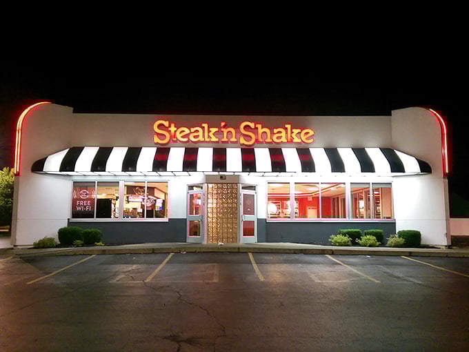 Great Scott! This gleaming diner's more American than apple pie wrapped in the Constitution. Burgers thin, shakes thick! Photo credit: mindofdisorder