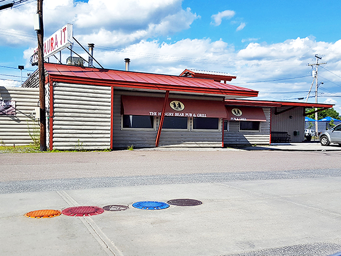 The Hungry Bear: Where rustic charm meets belly-filling goodness. It's like a lumberjack's dream come true, minus the axe-wielding.