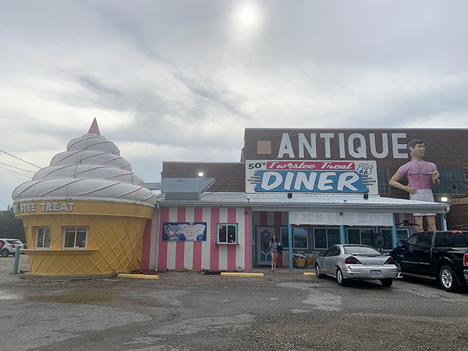 Pink elephants and retro diners? No, you're not dreaming &ndash; welcome to the wackiest pit stop on Route 66!