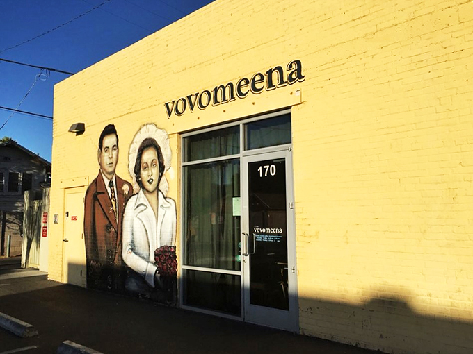 Vovomeena: Phoenix's hidden breakfast gem. The mural hints at the artistic flair you'll find on your plate.
