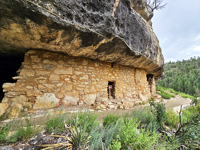 Ancient high-rise living with a view! These cliff dwellings are proof that location mattered even centuries ago.