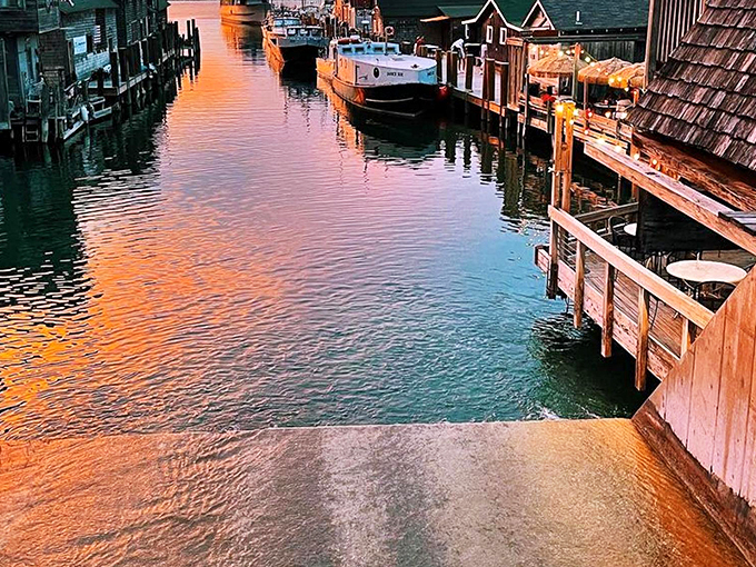 Leland: Where old-school cool meets new-wave chic. Weathered shanties and hip boutiques create a perfect Michigan mix. Photo credit: Pure Michigan
