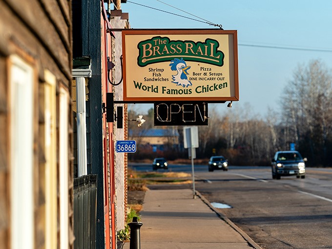 At The Brass Rail, the comfort food is as hearty as a lumberjack's handshake and twice as satisfying.