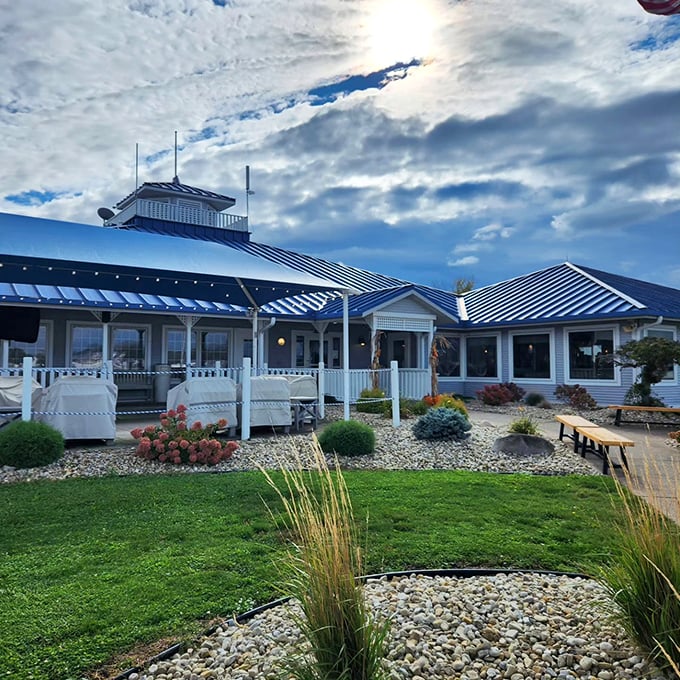 Lighthouse, camera, action! Dine in a scene so picturesque, you'll wonder if you've stumbled onto a Hollywood set for "Coastal Ohio: The Movie."