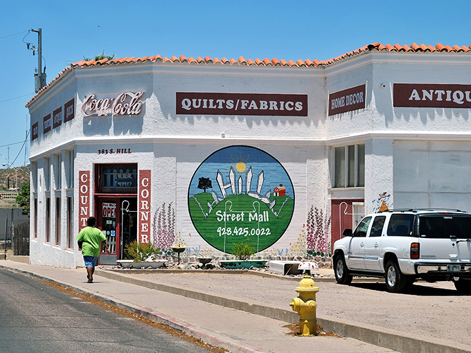 Globe's antique scene: Where mining history meets vintage treasures. Indiana Jones would have a field day here!