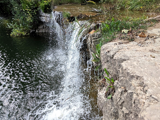 Nature's own water park! This cascading waterfall is like Wisconsin's version of a natural slip 'n slide. Just don't forget your helmet!