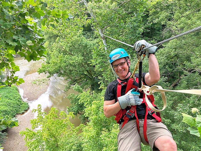 Nature's rollercoaster! Zipping through the canopy is like being in a green, leafy version of "Speed."