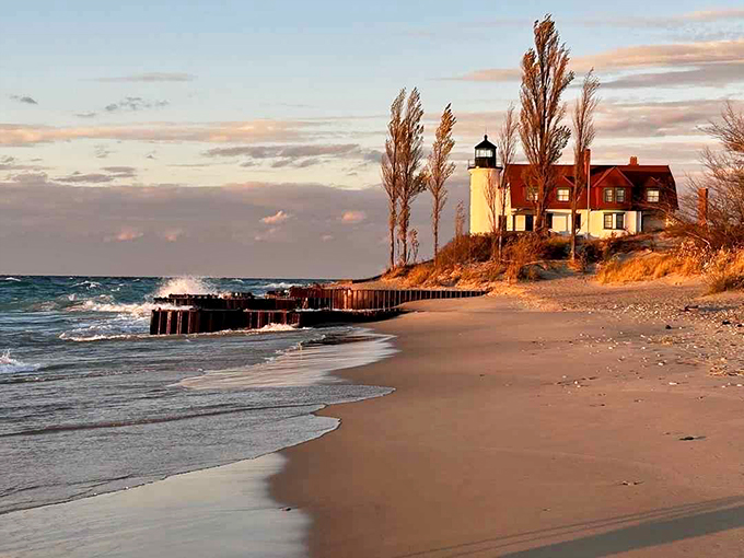 Sunsets, sand, and a picture-perfect lighthouse. Point Betsie is Michigan's coastal eye candy, no sugar added. 