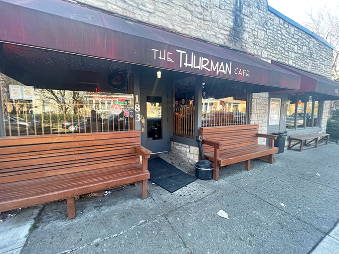 Part neighborhood bar, part burger wonderland. It's like Willy Wonka's factory, but replace the chocolate with beef patties.