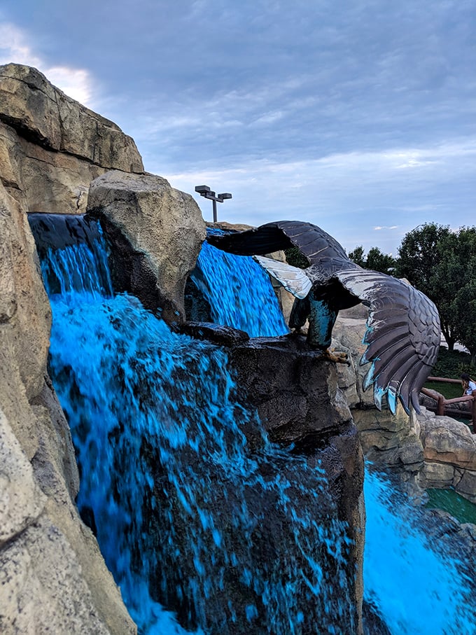 Mother Nature's mini-golf masterpiece! Wilderness Falls is what happens when the great outdoors decides to downsize and get quirky. Photo credit: Brian Marshall