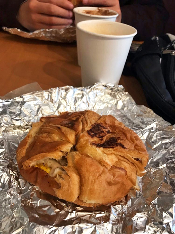 Flaky, golden, and stuffed with promise &ndash; this croissant sandwich is what breakfast dreams are made of.