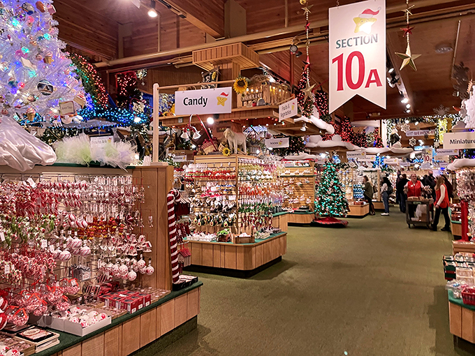 Where holiday dreams come true and wallets go to diet. But who can resist when faced with a Christmas cornucopia?