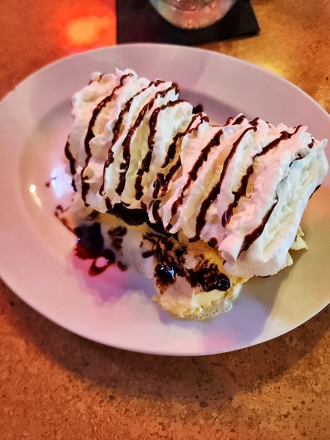 A dessert that's dressed to impress. It's like a black-tie affair for your taste buds.