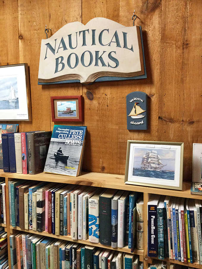 The nautical section beckons like a siren's call to maritime history buffs. These pages hold adventures waiting to be rediscovered.
