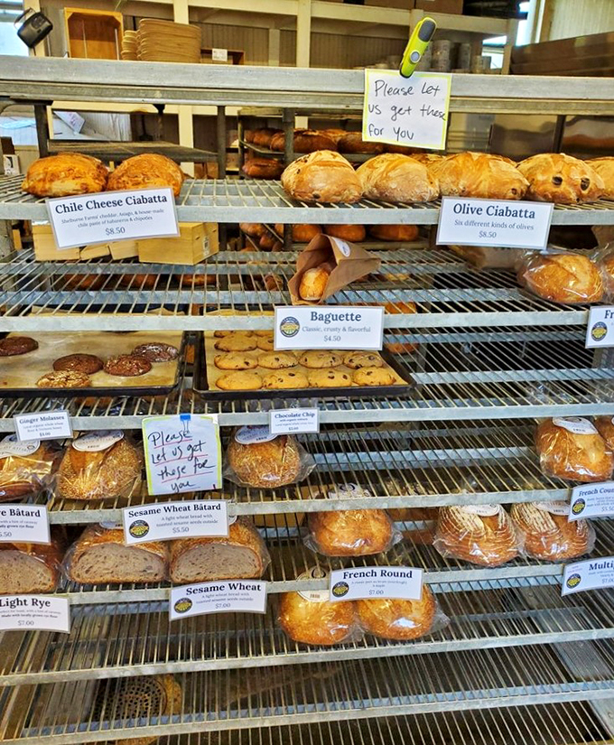 Carb lovers, rejoice! This bread display is what gluten-free nightmares are made of. Resistance is futile, my friends.