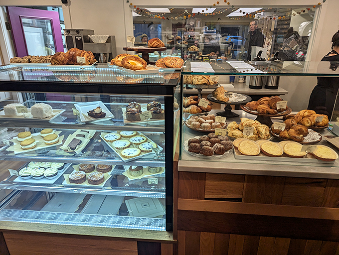 Decisions, decisions... This display case is a choose-your-own-adventure of deliciousness. Pro tip: Try one of everything!