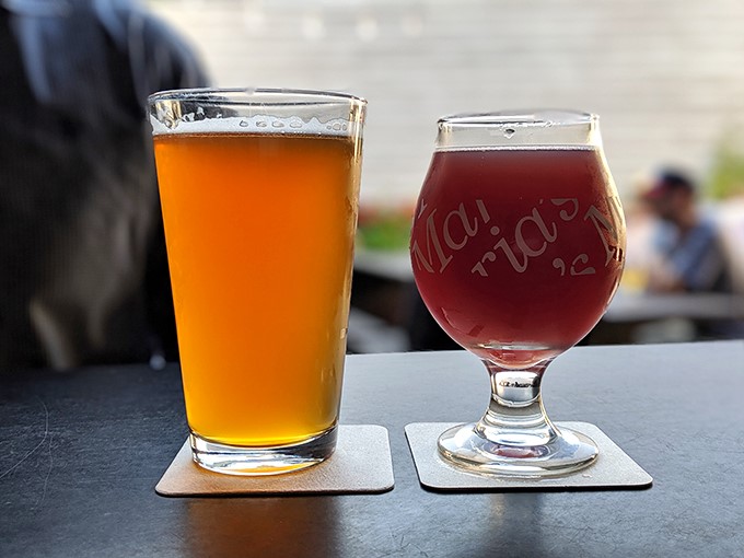 Cheers to choices! Whether you're team "hoppy" or squad "fruity," Kimski's drink selection has something to tickle every palate.